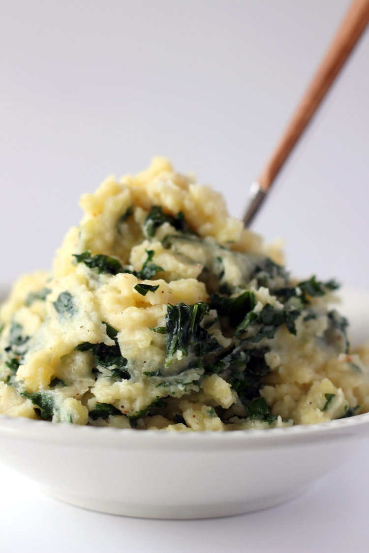 Brown Butter & Kale Mashed Potatoes3 - Wright Family Table