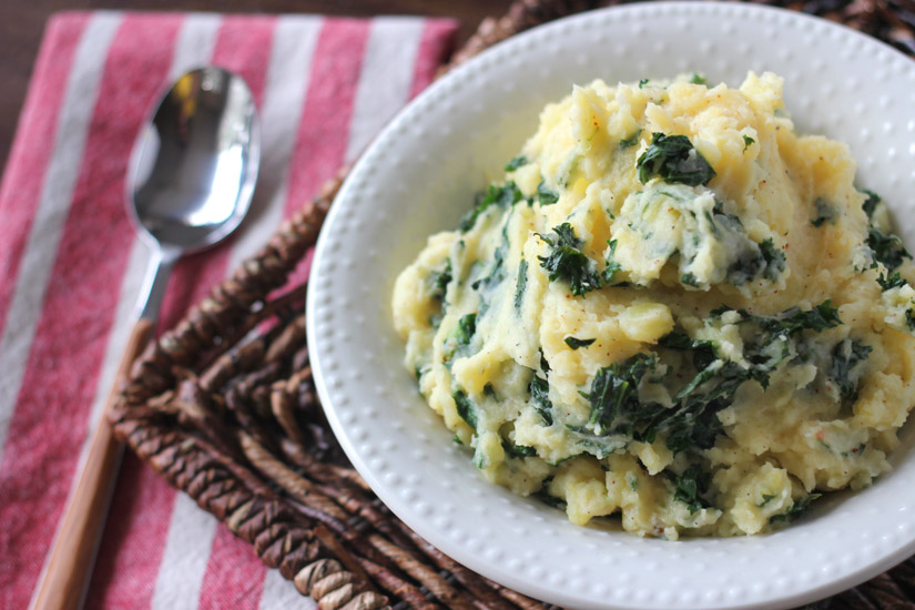 Brown Butter & Kale Mashed Potatoes7 - Wright Family Table
